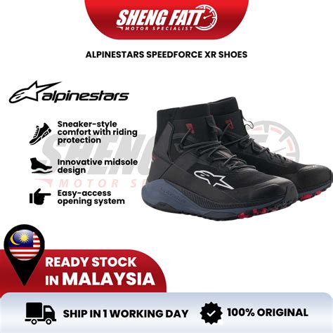 Alpinestars Speedforce Xr Shoes Motor Riding Shoe Kasut Motor Boot