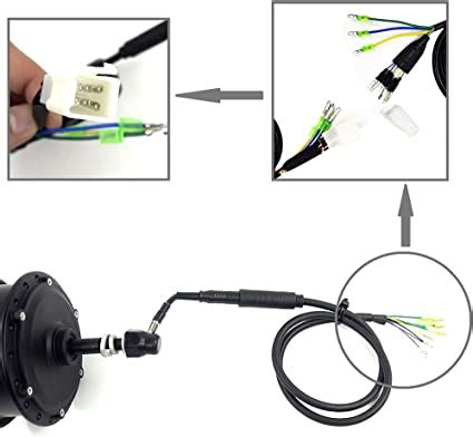 Sale Electric Bicycle 9 Pin 60cm Male Motor Cable Ebike Motor Adapter