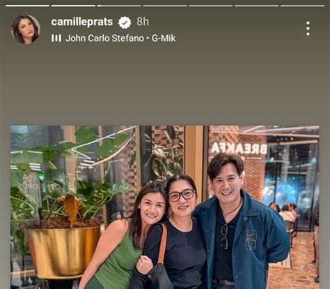 Fashion Pulis Insta Scoop Camille And John Prats Bump Into Gimik