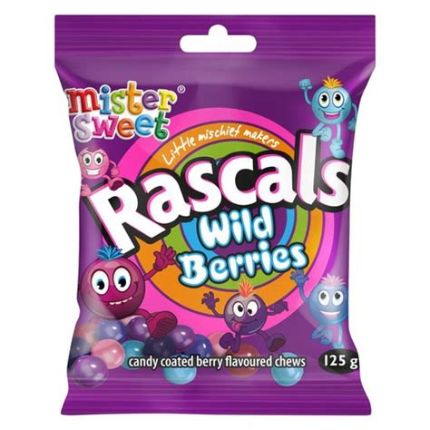 Mister Sweet Rascals Wild Berries Candy Coated Chews 125g Smart Price