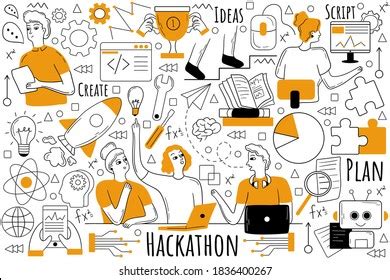 Hackathon Doodle Photos and Images | Shutterstock
