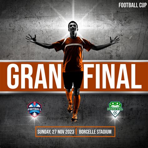 Plantilla De Grand Final Football Template Postermywall