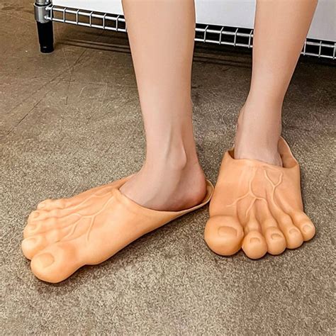 Ultra Comfortable Giant Feet Slippers Inspire Uplift