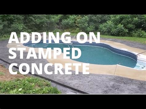 Extending An Existing Concrete Patio Valley Concrete Another Job