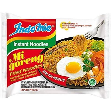 Indomie Mi Goreng Instant Stir Fry Ramen Noodles Halal Certified
