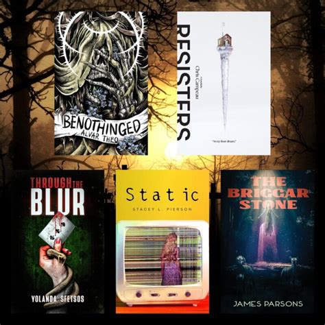 Horror Nominees Of The 2025 Small Spec Book Awards Ssba Armed With A Book