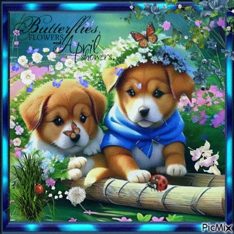 Bienvenido Abril ꧁rubi꧂ Free Animated  Picmix