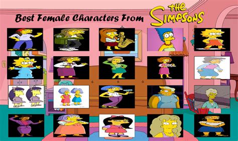 Best Female Simpson Characters By Benhughes14 On Deviantart