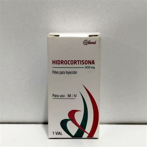 Medicina Hidrocortisona 500 Mg Pvo P Inyeccion