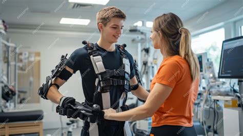 Robotassisted Rehabilitation A Patient Using Robotic Exoskeleton For