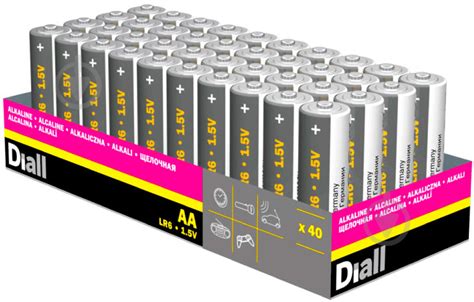 ᐉ Батарейка DIALL AA (пальчикові) 40 шт. (4106960354) • Краща ціна в ...