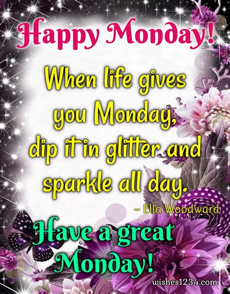 Happy Monday Glitter