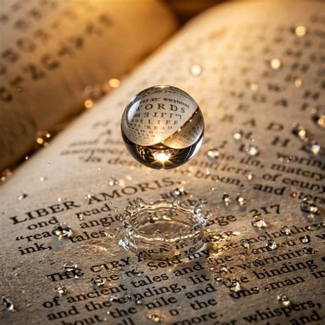 Free Water Magnifies Literature Image Water Droplet Book Download