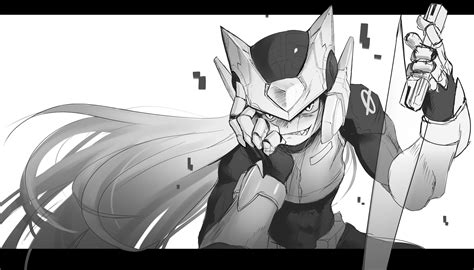 Omega Mega Man And 2 More Drawn By Scarvii Danbooru