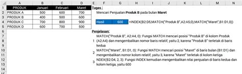 Dunia Seputar Excel Index And Match Pengganti Vlookup