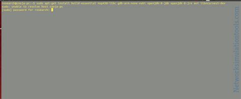 Main Processes Of Installing Cooja Simulator In Ubuntu Network Simulation Tools
