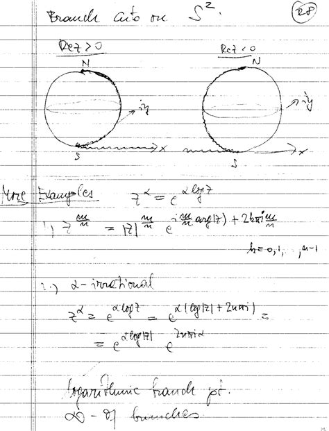Handwritten Problems With Solution Complex Analysis Math 6300 Docsity