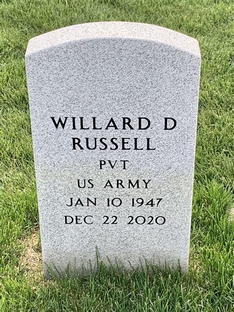 Willard Douglas Russell 1947 2020 Find A Grave Memorial
