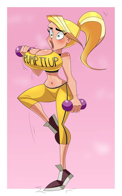 Rule 34 Aerobics Aerobics Clothing Bellybutton Big Lips Blonde Hair