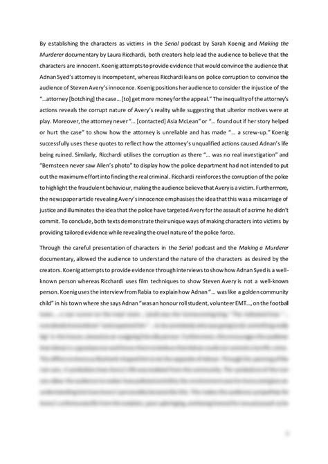 Comparative Response English Year 11 Sace Thinkswap