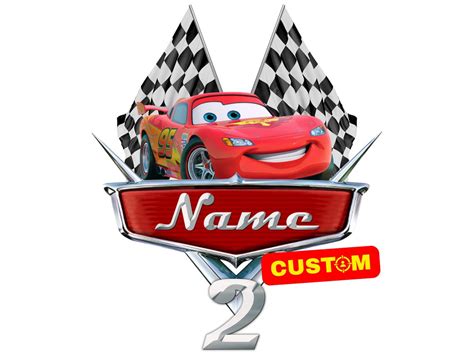 Personalized Cars Custom Png Logo Cars Original Birthday Sublimation