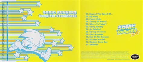 Sonic Runners Complete Soundtrack Composed By Tomoya Ohtani Segadriven