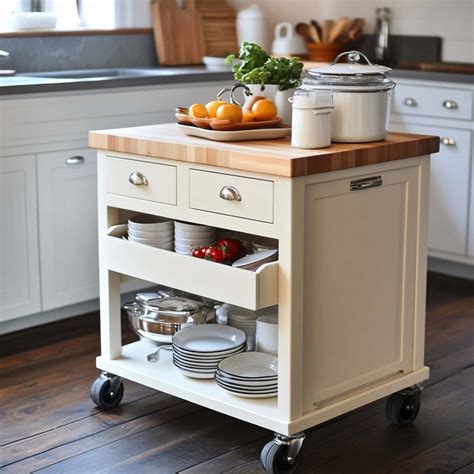 21 Brilliant Rolling Kitchen Cart Ideas That Save Space And Time