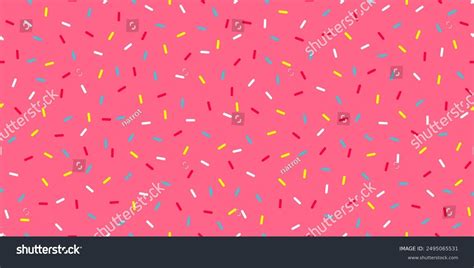 Sprinkle Vector Seamless Pattern Background Stock Vector Royalty Free
