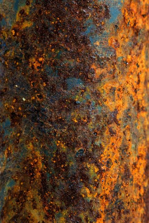 Oxidized On Surface Of Metal For Background Stock Image Image Of