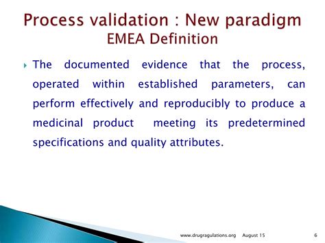 Process Validation For Beginners Fda Ema Approach Pptx