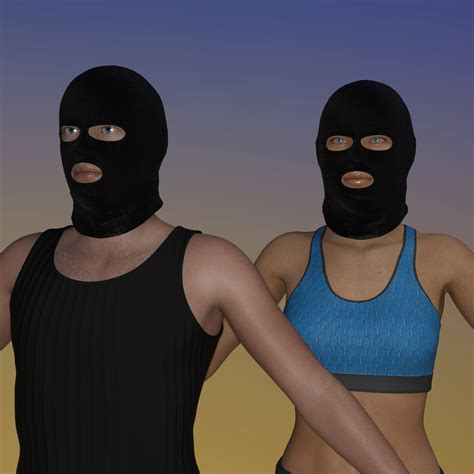 Robber Mask For Genesis 8 Figures 2026 Free Daz 3d Models