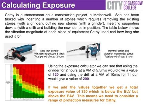Dewalt Hand Arm Vibration Chart Hse Art Tool Assessment Guide Many Dewalt Tools Are