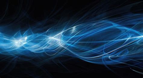 Light Curve Abstract Blue Wave Effect Texture Design Background
