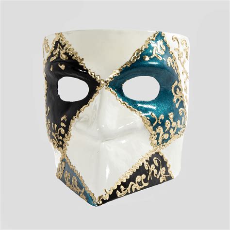 Venetian Bauta Ermet Papier Mache Wearable Venetian Masks