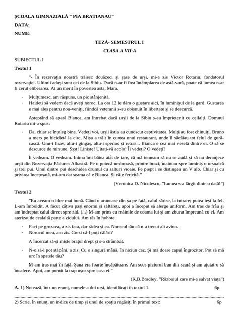 Teza Cls 7 Finala Pdf