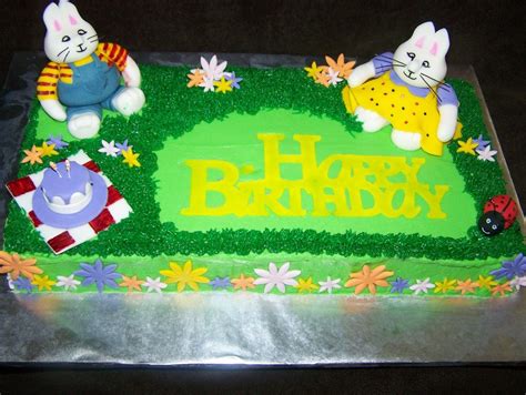 Max And Ruby Birthday Cake