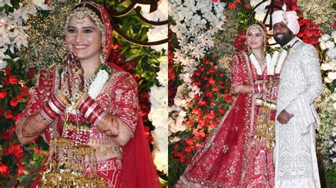 Arti Singh Holds Husband Dipak Chauhan Close In 1st Public Appearance After Wedding Video Goes