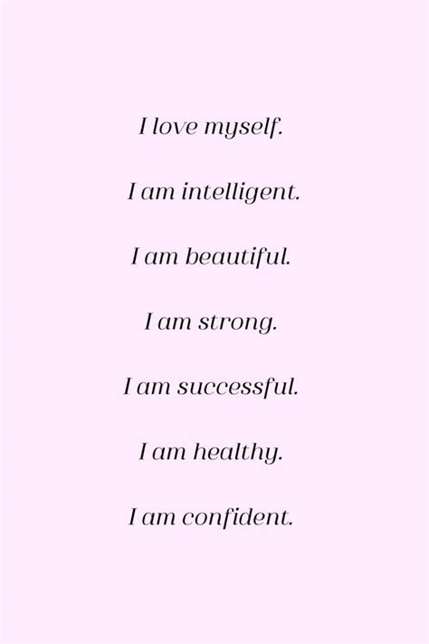 Positive Affirmations 💗 Affirmation Quotes Self Esteem Quotes