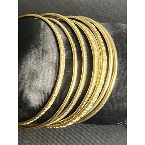 Brass Stackable Bangles Ehelpbrands