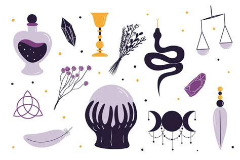 897 Símbolos De Brujería Stock Illustrations Depositphotos