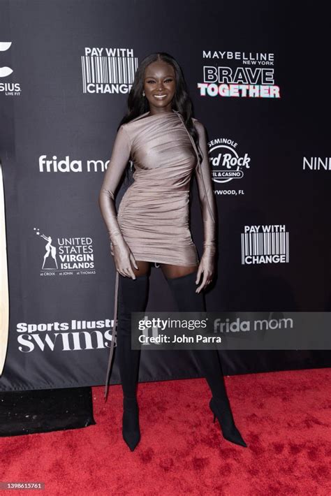 Duckie Thot Attends As Sports Illustrated Swimsuit Celebrates The