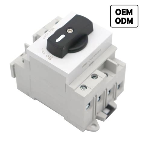 1000v Dc Isolator Switch Disconnector 4 Pole 20a Dc Isolator 1500v