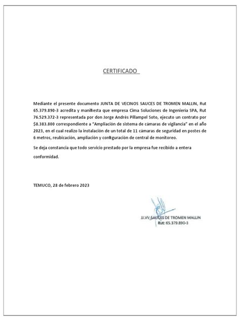 Formato De Certificacion Certificado Digital Para Imprimir Yufo