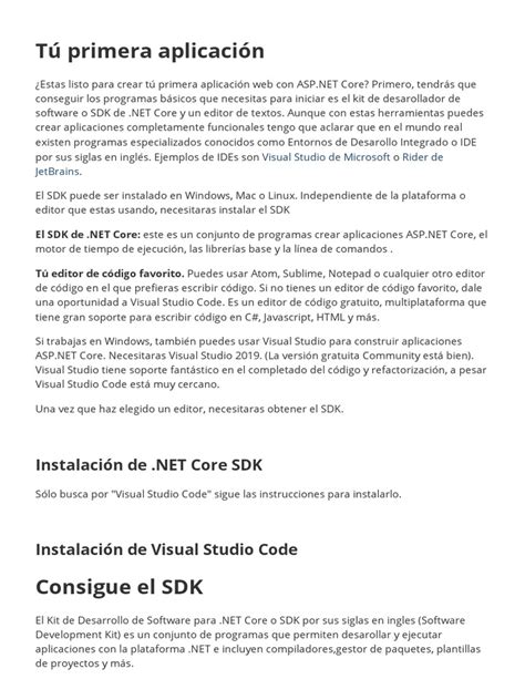 el pequeño libro de asp net core pdf framework microsoft
