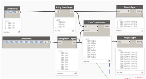 Issue In Inputting Values To Listcontainsitem Node Lists Logic Dynamo