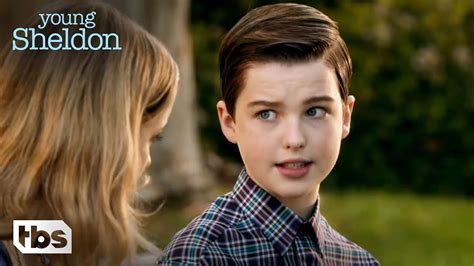 Sheldon Tells Paige He Has A Crush On Her Clip Young Sheldon Tbs Youtube