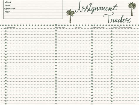 Assignment Tracker Notability Gallery