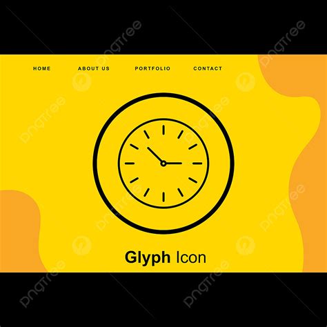 Project Vector Png Images Clock Icon For Your Project Clock Icons Project Icons Time Icon
