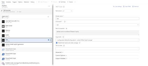 Core Code Coverage Tab Not Showing A Report In Azure Devops Stack Overflow
