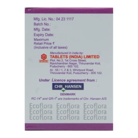 Ecoflora Capsule 10s Price Uses Side Effects Composition Apollo